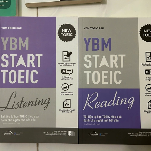 Combo Ybm Toeic Start Reading + Ybm Toeic Start Listening - Oreka.vn