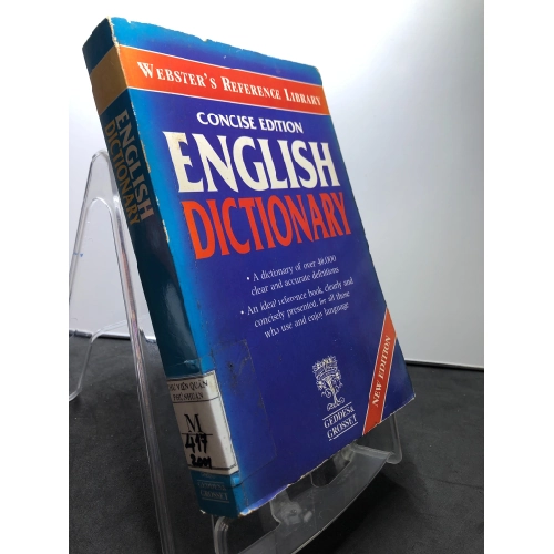 English Dictionary Concise Edition Mới 70% Ố Vàng Webster's Refference ...
