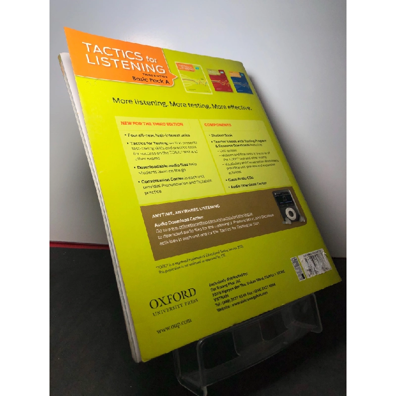 Tactics For Listening Third Edition Basic Pack A Mới 80% Ố Nhẹ Note Viết Chì Richards Hpb2808 ...